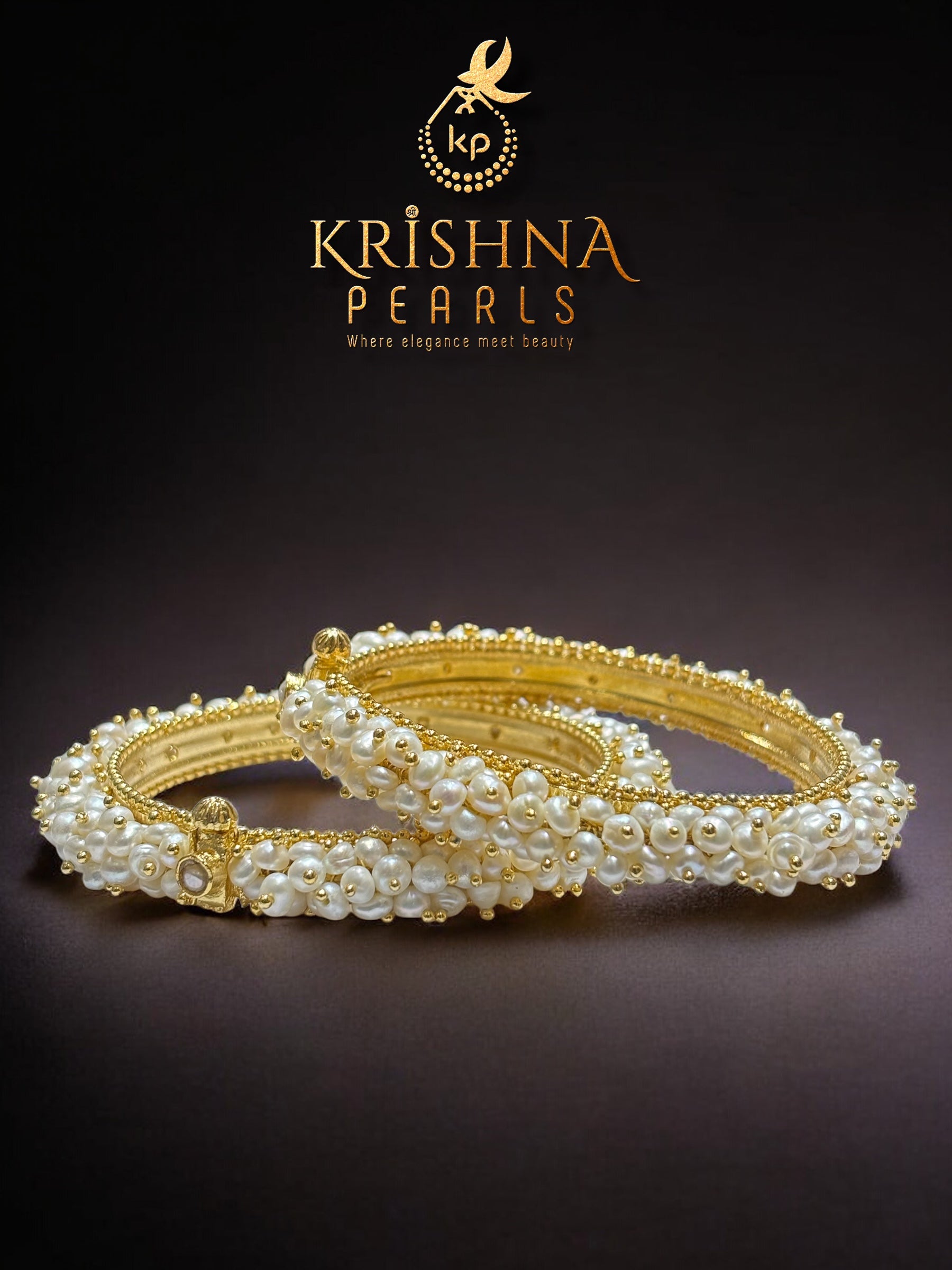 Traditional Seed Pearls Bangles – Sri Krishna Pearls